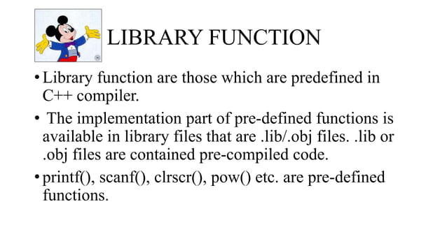 Function different types of funtion | PPT