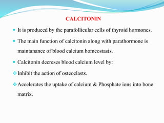 Anatomy &Functions of thyroid gland & calcitonin | PPTX