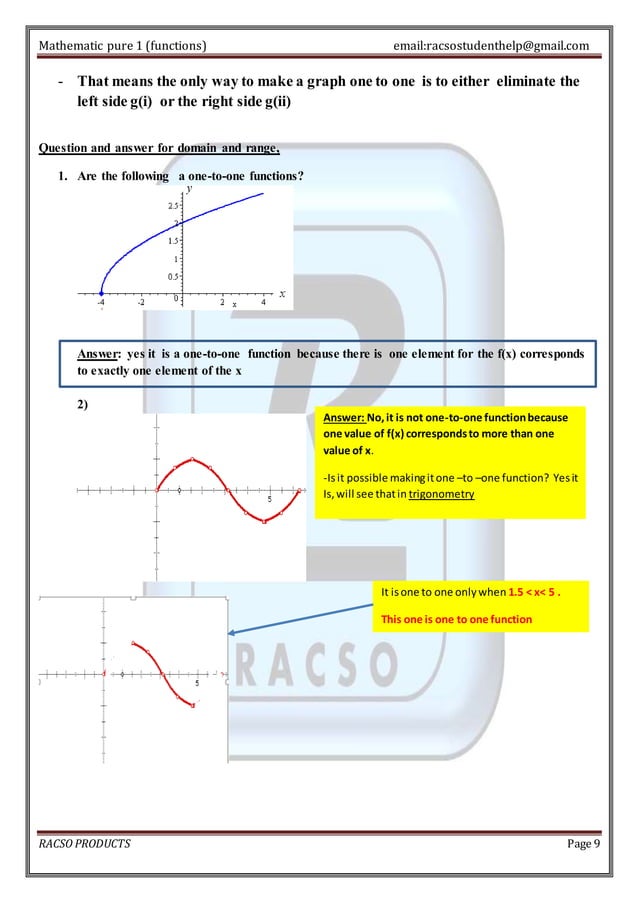 AS LEVEL Function (CIE) EXPLAINED WITH EXAMPLE AND DIAGRAMS | DOCX