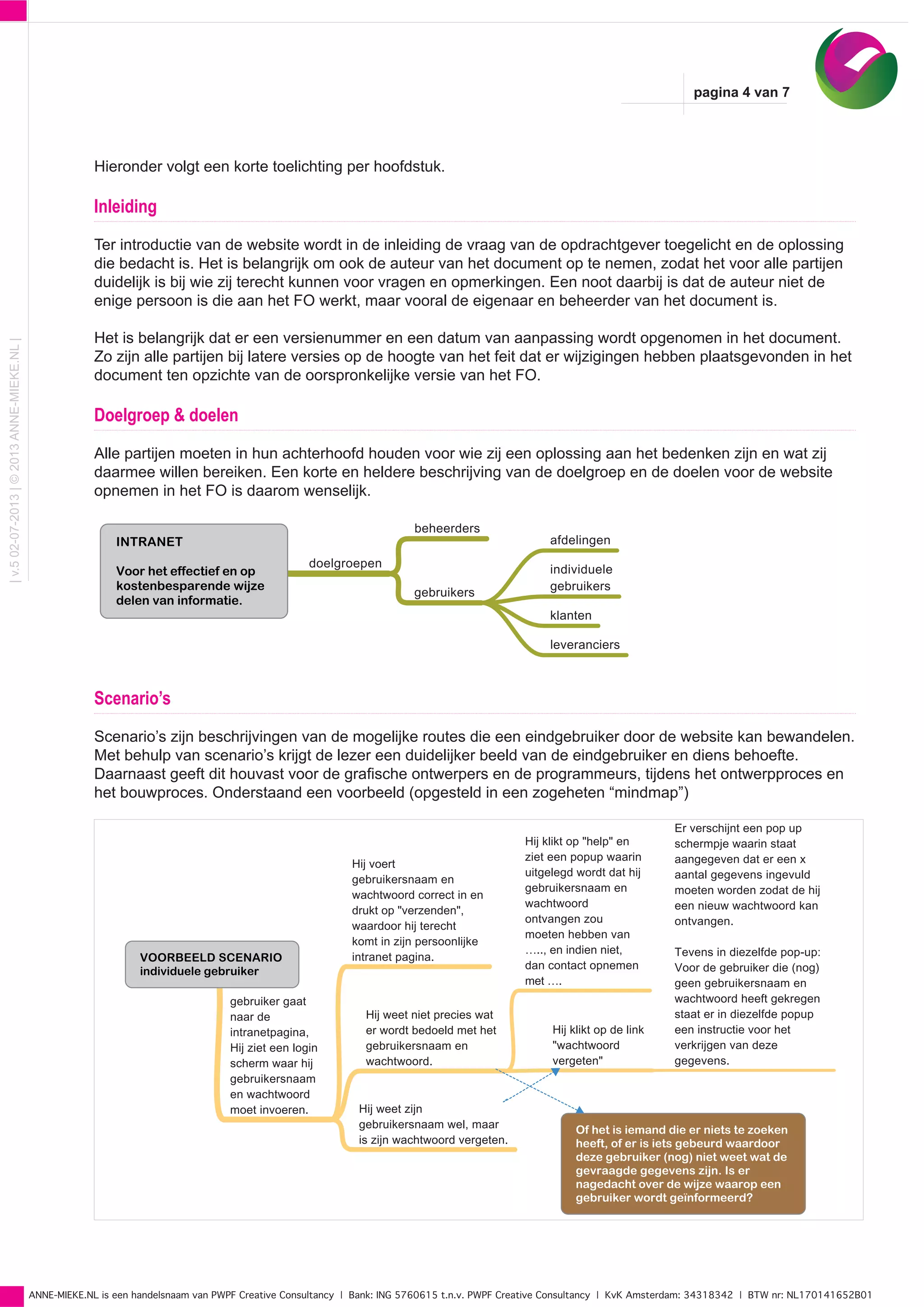 Functioneel Ontwerp - brochure | PDF