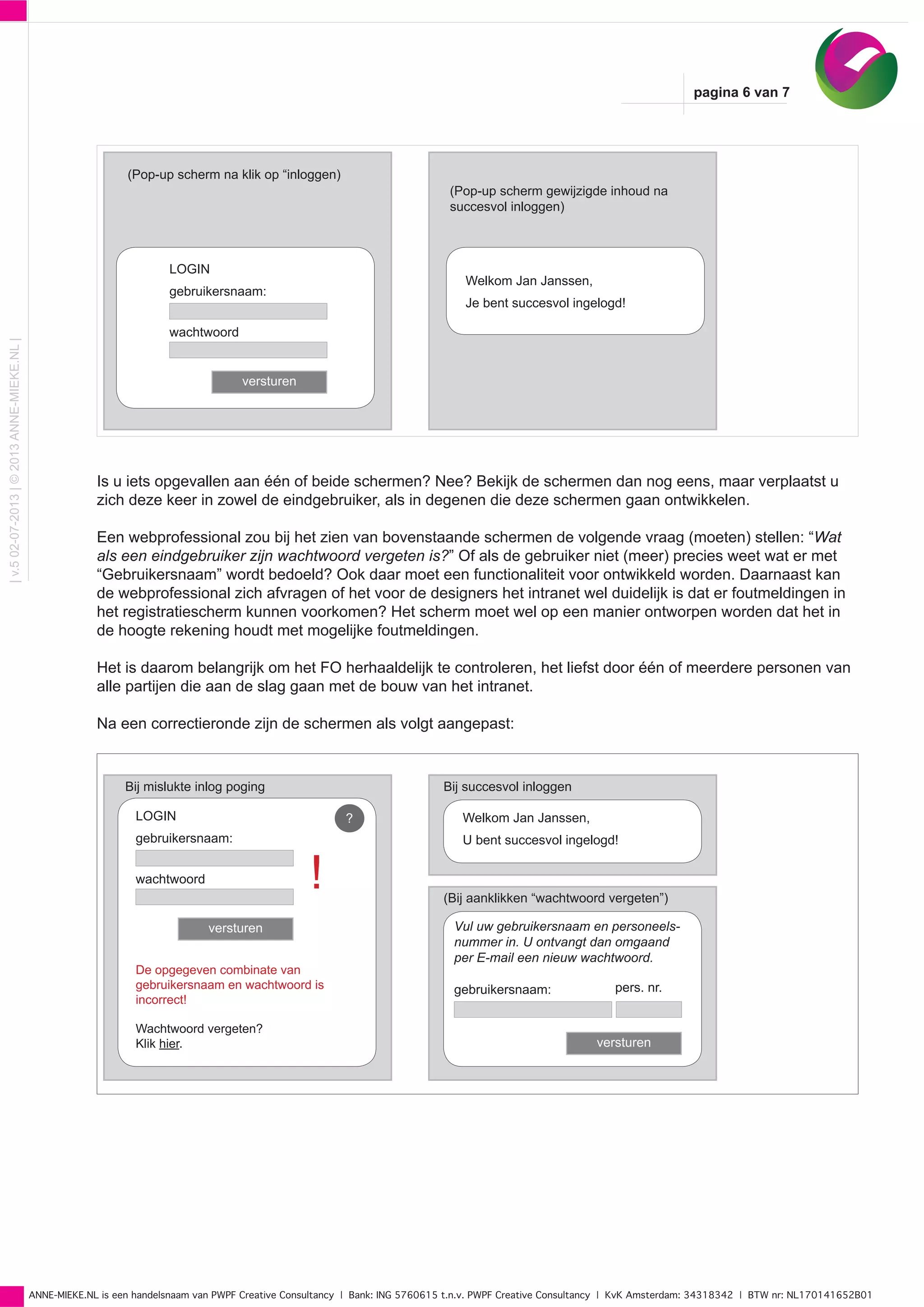 Functioneel Ontwerp - brochure | PDF