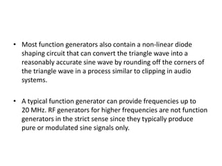 Function generator | PPTX