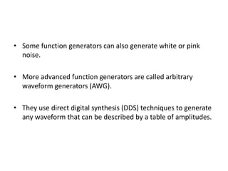 Function generator | PPTX