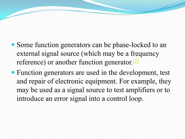 Function generator | PPTX