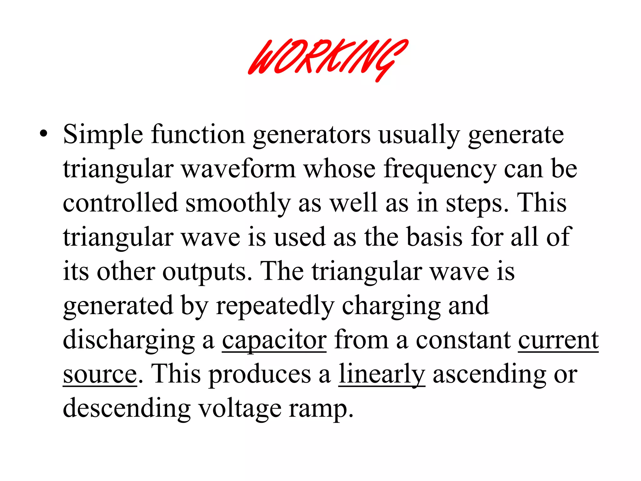 Function generator | PPTX