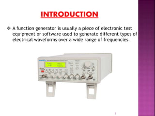 Function generator | PPTX