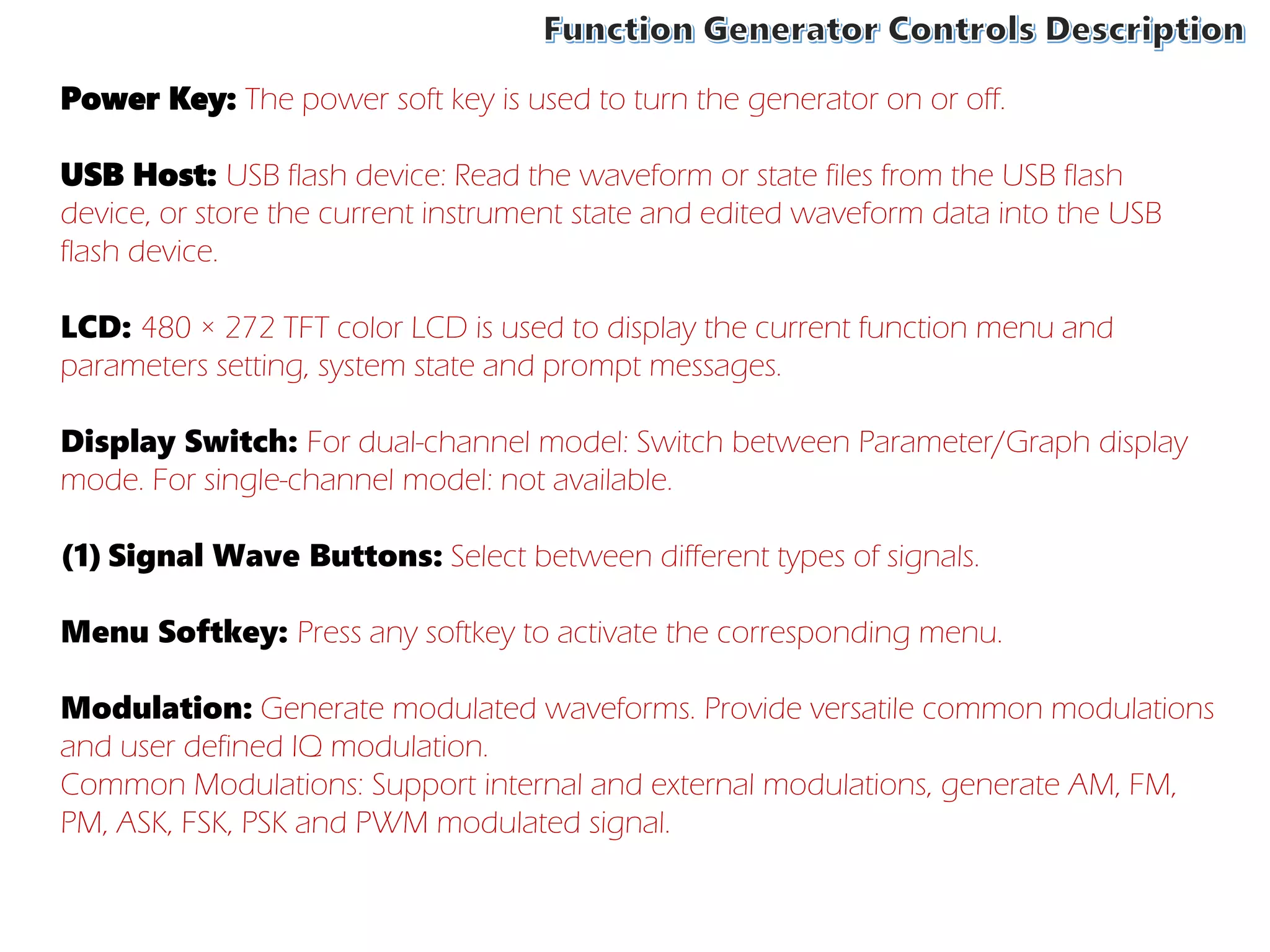 How to use a Function generator | PDF