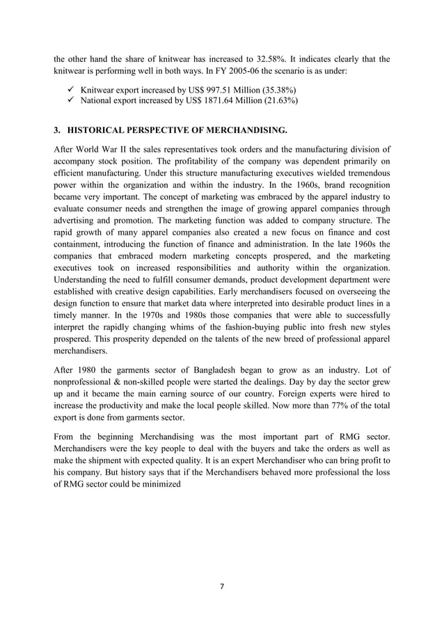 Function & importance of merchandising in apparel industry | PDF ...