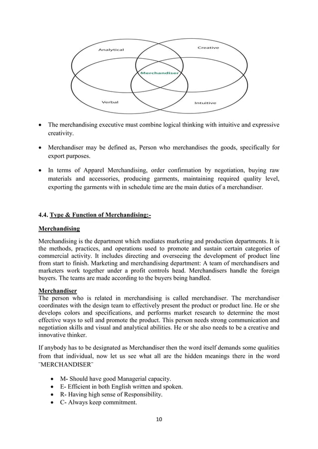 Function & importance of merchandising in apparel industry | PDF ...