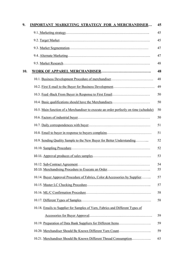 Function & importance of merchandising in apparel industry | PDF ...