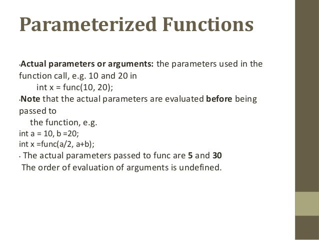 Function In C 4633