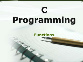 Function in c | PPT