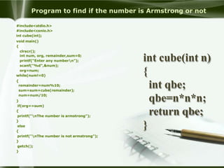 Function in c | PPT