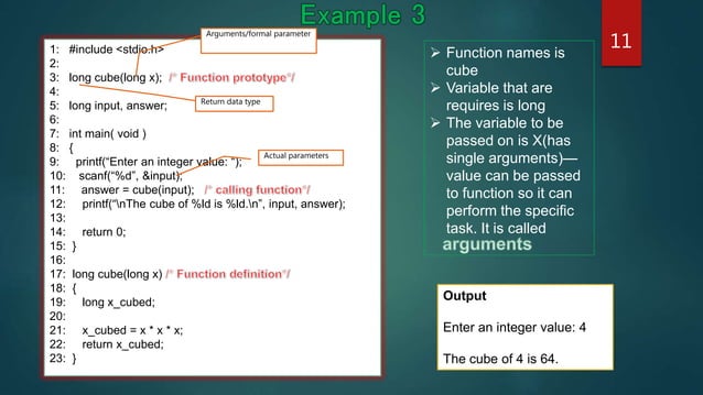 Presentation On Function In C Programming | Ppt