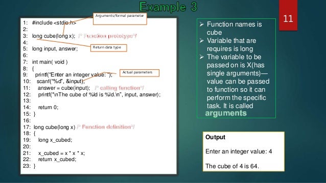 Presentation on Function in C Programming