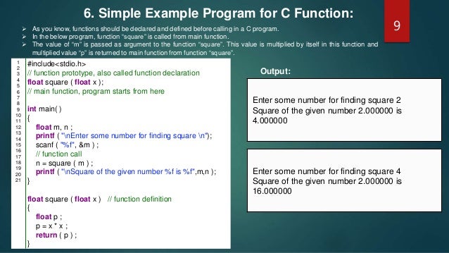 Presentation on Function in C Programming