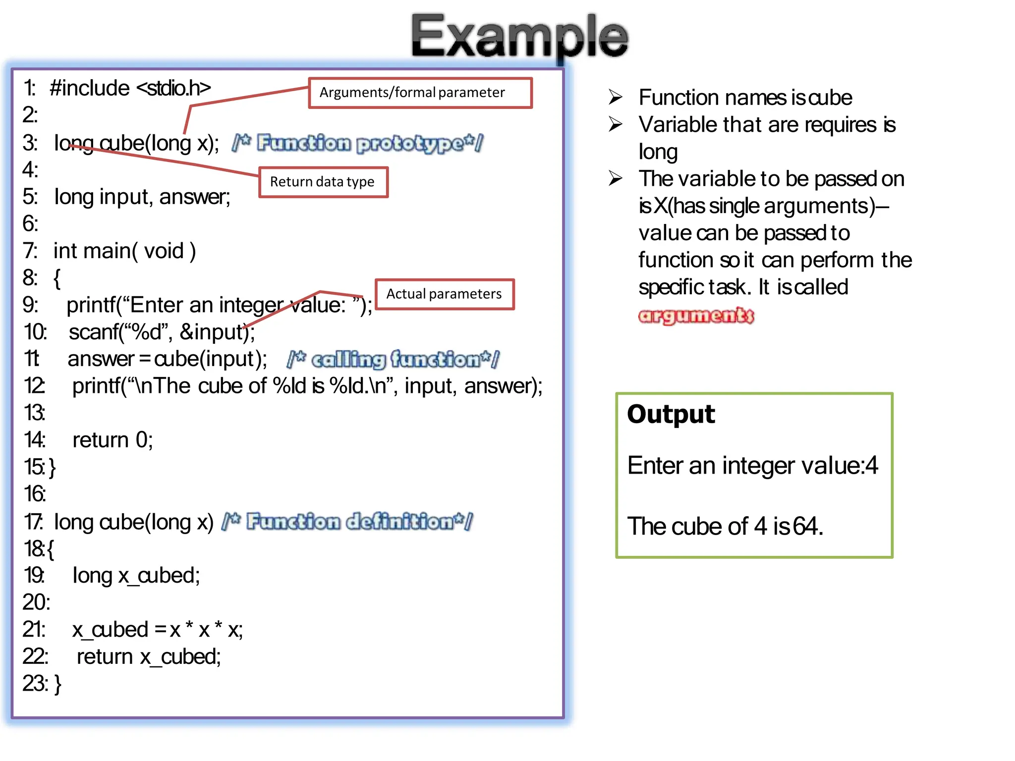 Fundamentals Of Functions In C Program Pptx
