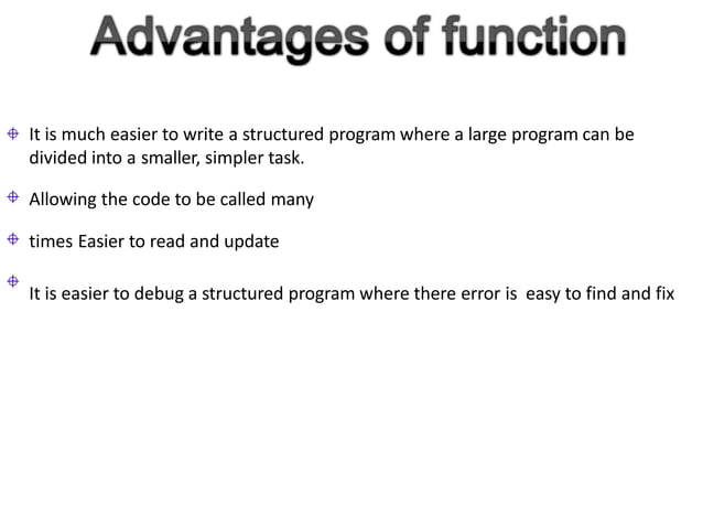 Fundamentals Of Functions In C Program Pptx