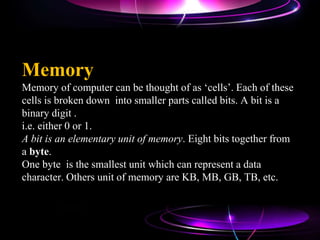 Functioning of computer | PPTX