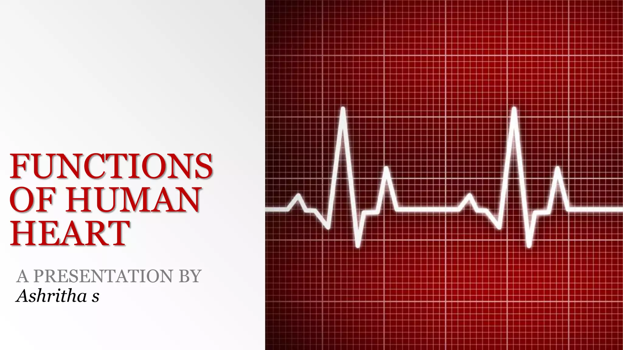 Functioning of human heart | PPTX