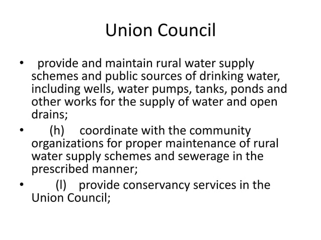 Functioning of local government | PPTX