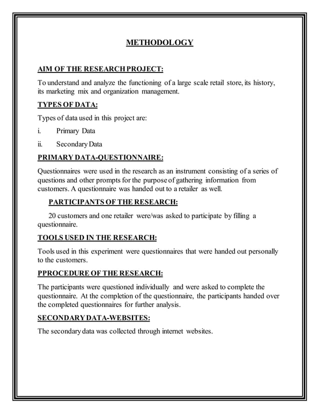 Functioning of a retail store project-term 2 cbse grade 12 marketing ...