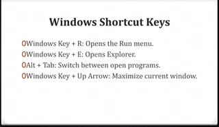 Function keys and shortcut Compiled by mark john lado | PPT