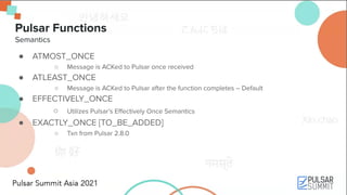 Function Mesh for Apache Pulsar, the Way for Simple Streaming Solutions | PPT