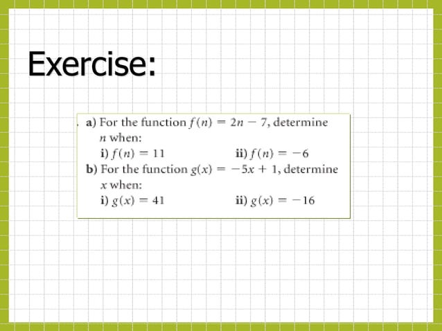Function Notation Ppt