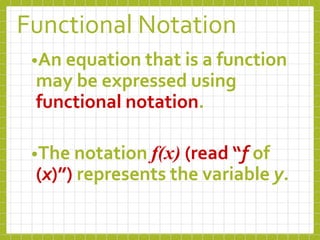 Function Notation.ppt