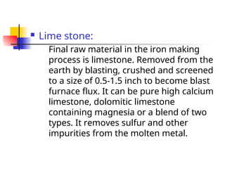 FUNCTION_OF_BLAST_FURNACE Operations.ppt