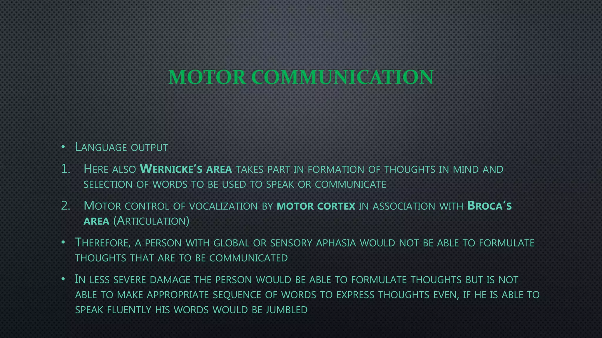 Function of brain in communication | PPTX | Brain and Nervous System ...