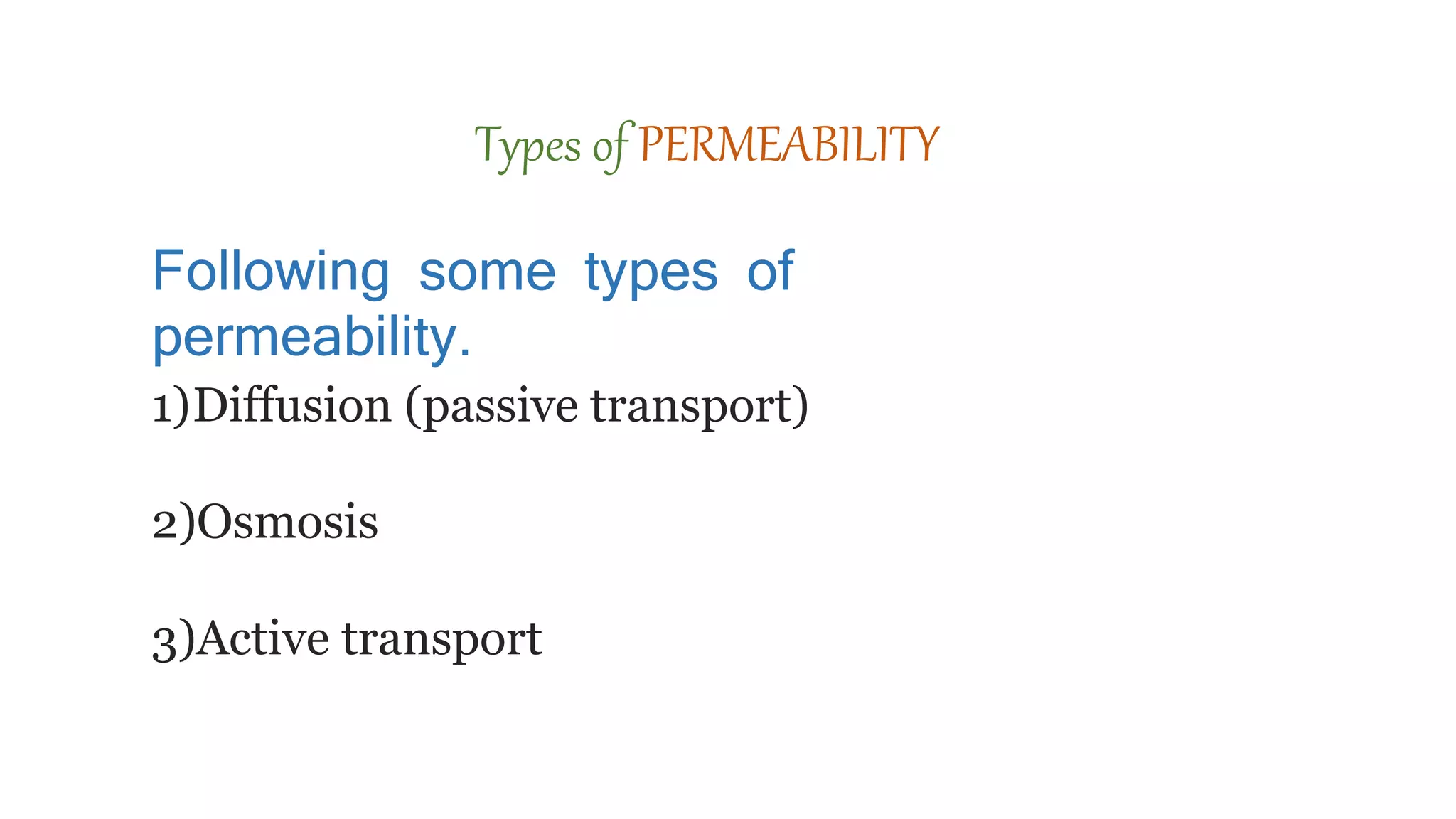 Function of cell membrane and permeability | PPTX