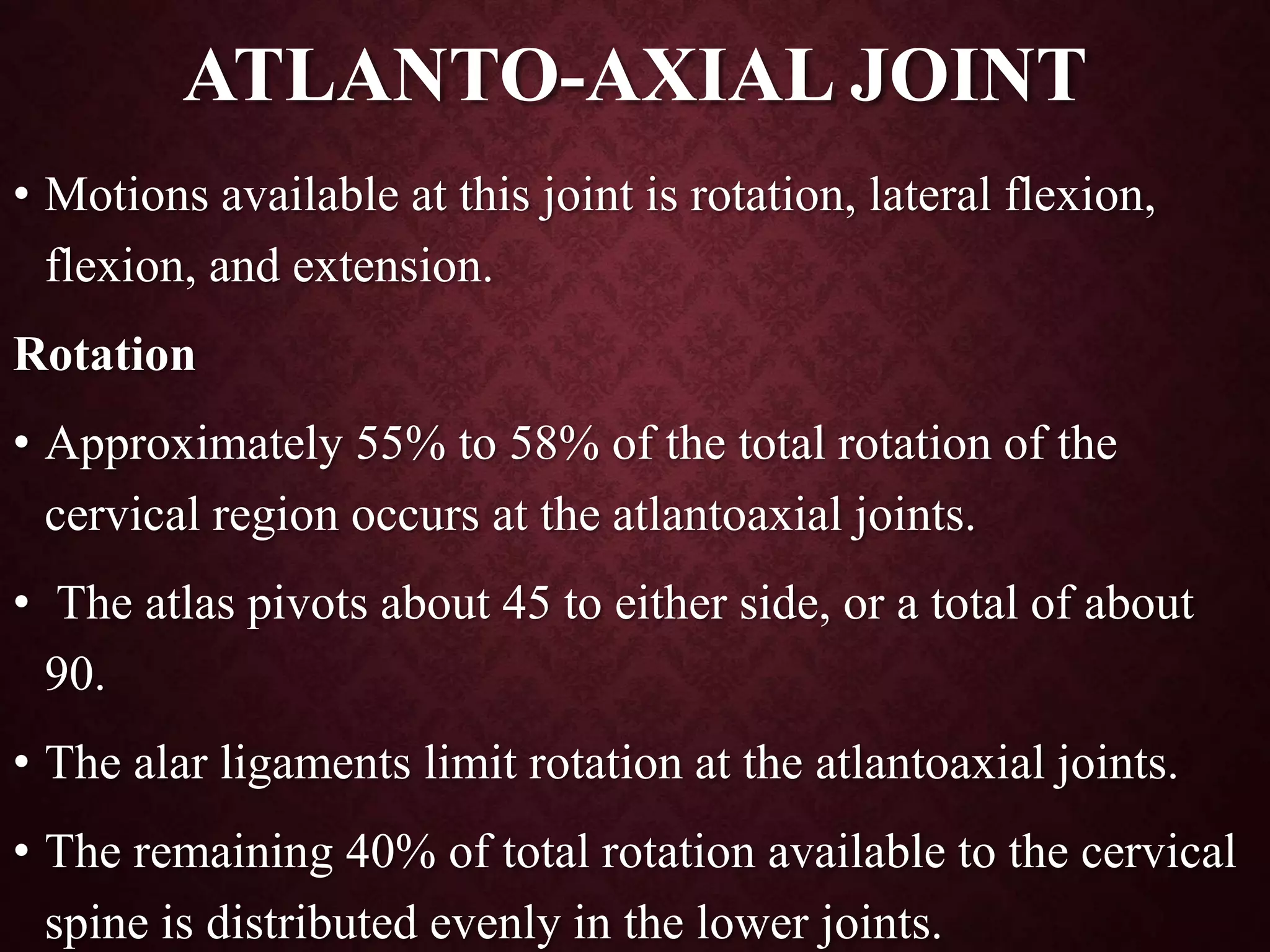 Function of cervical region | PPTX