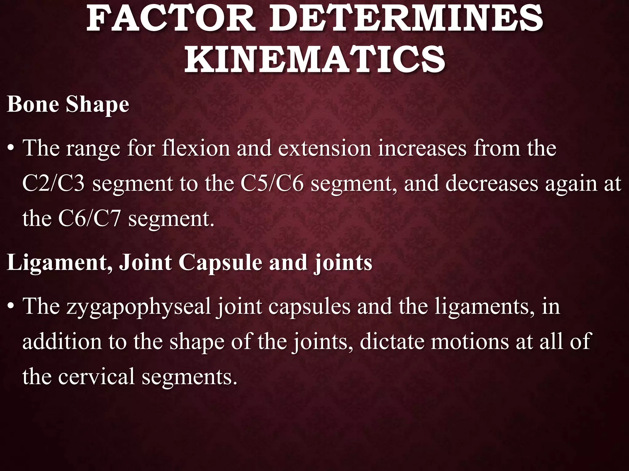 Function of cervical region | PPTX