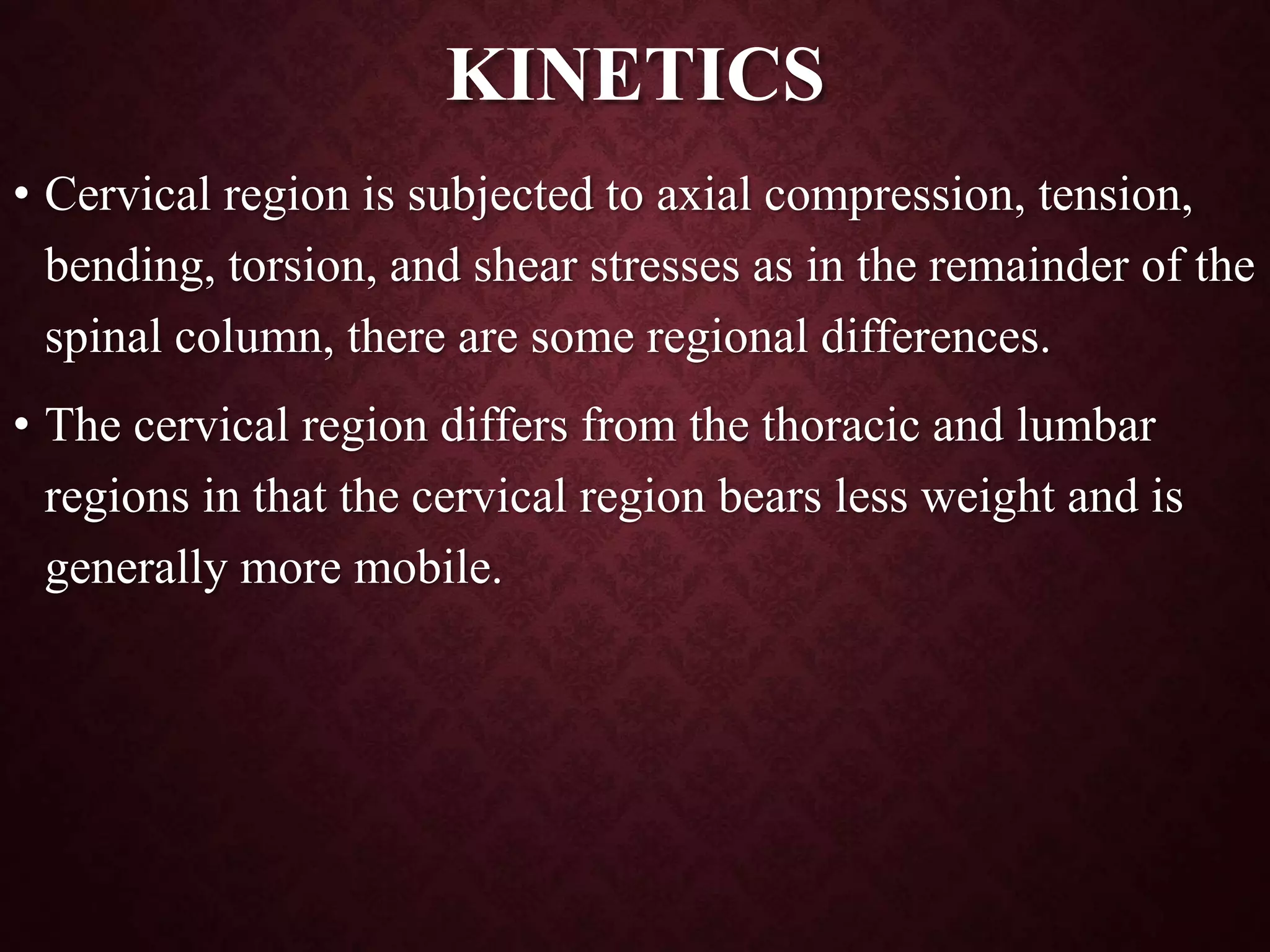 Function of cervical region | PPTX
