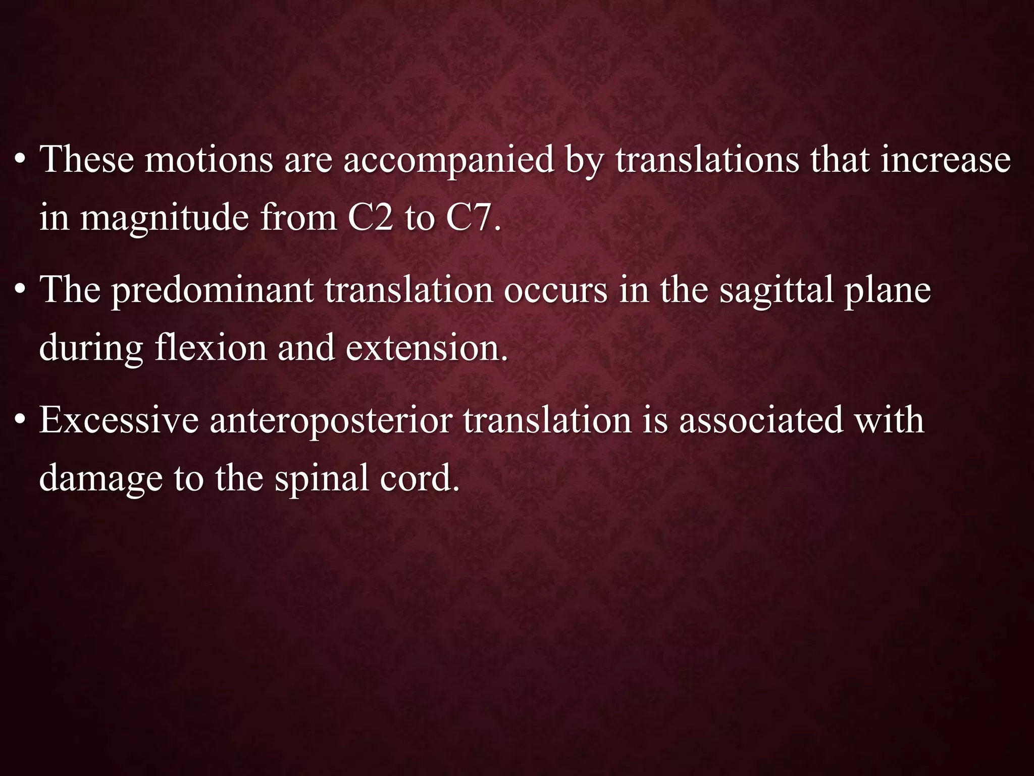 Function of cervical region | PPTX