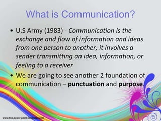 Function of communication | PPTX