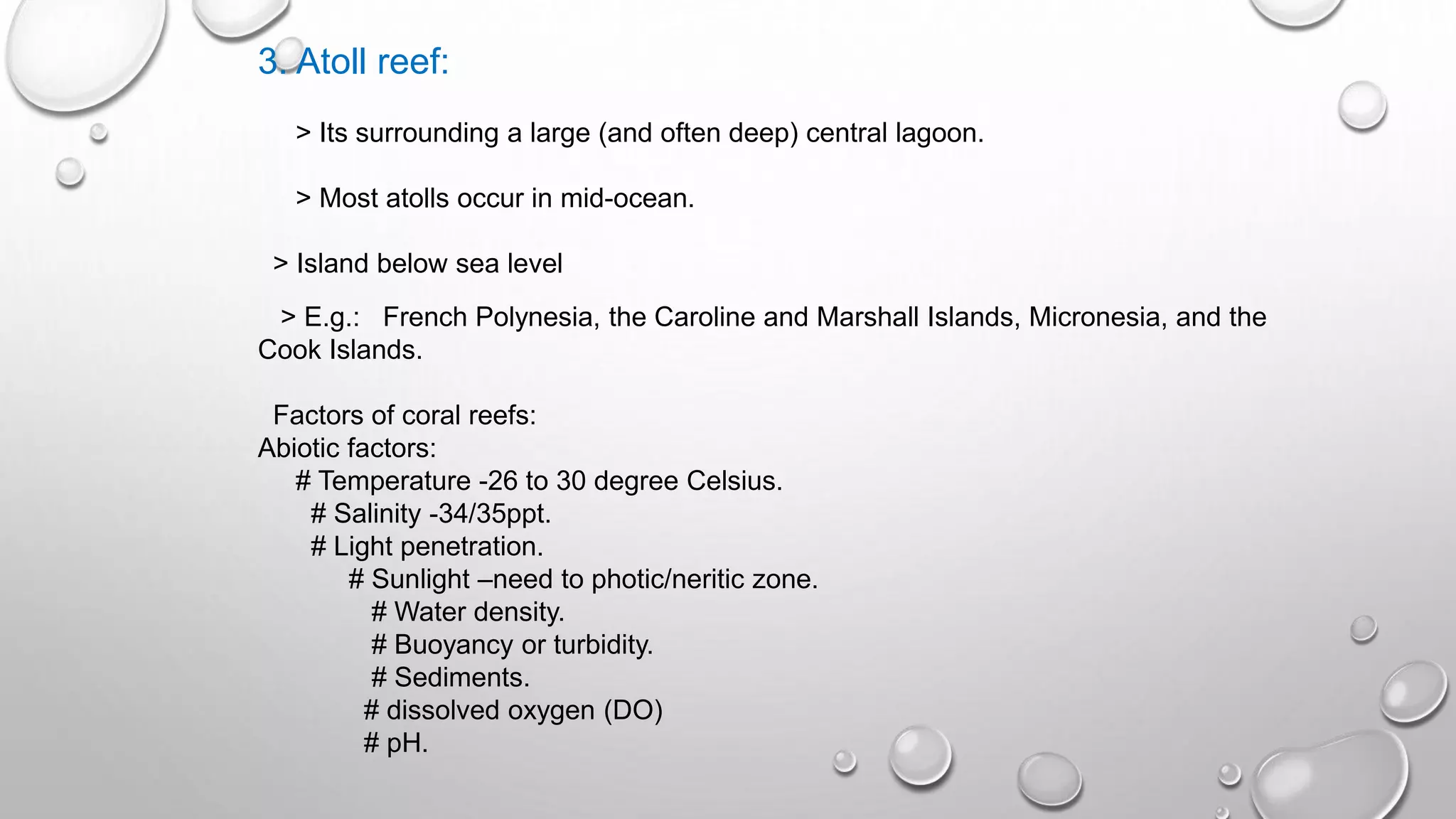 Function of coral reef.. | PPT