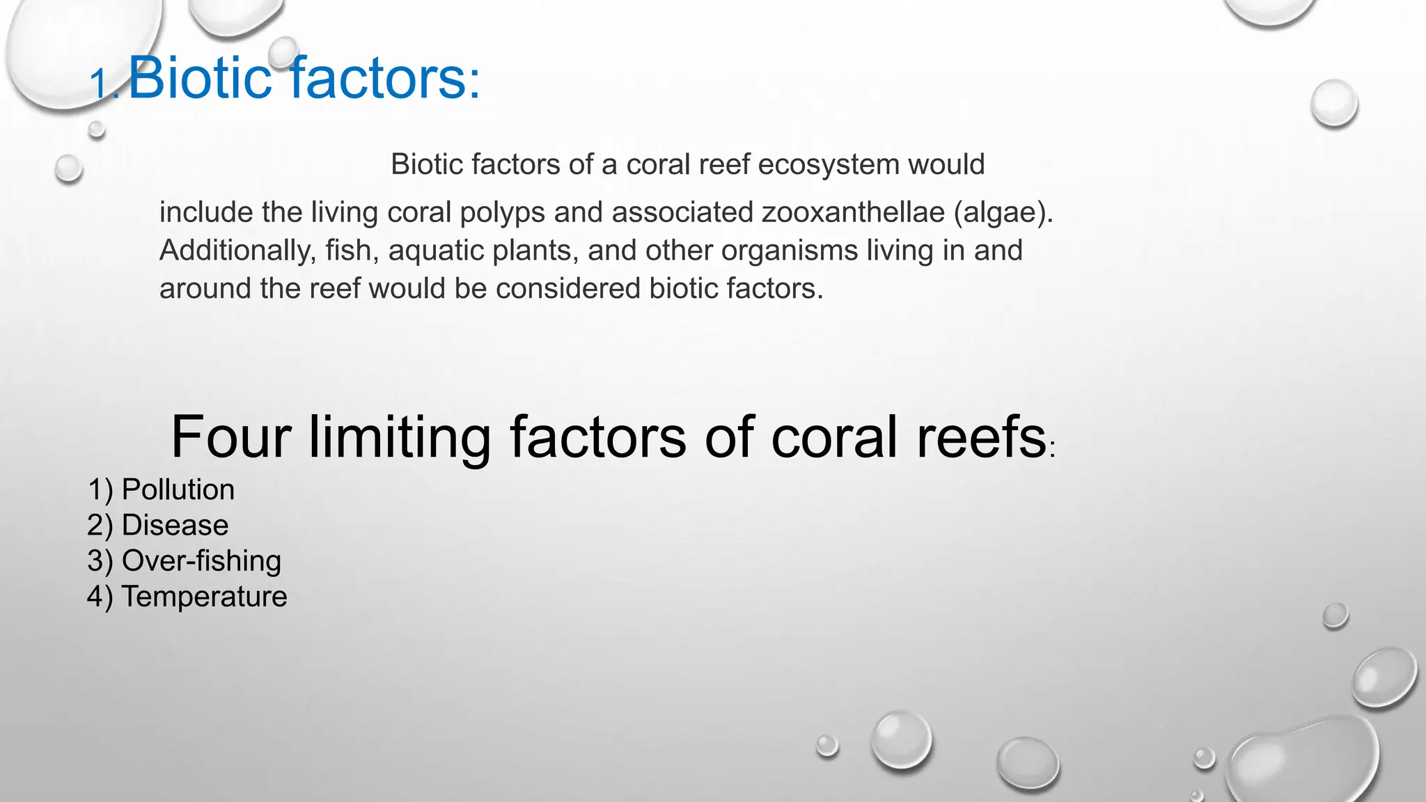 Function of coral reef.. | PPT