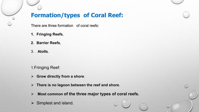 Function of coral reef.. | PPT
