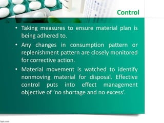 Function of drug store management & coding methods | PPTX