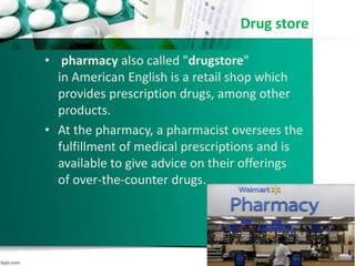 Function of drug store management & coding methods | PPTX