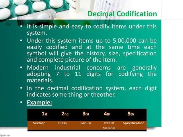 Function of drug store management & coding methods | PPTX