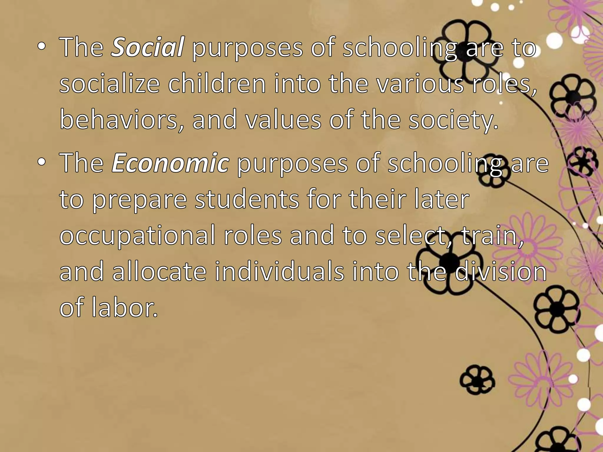 Function of Education in the Society | PPTX