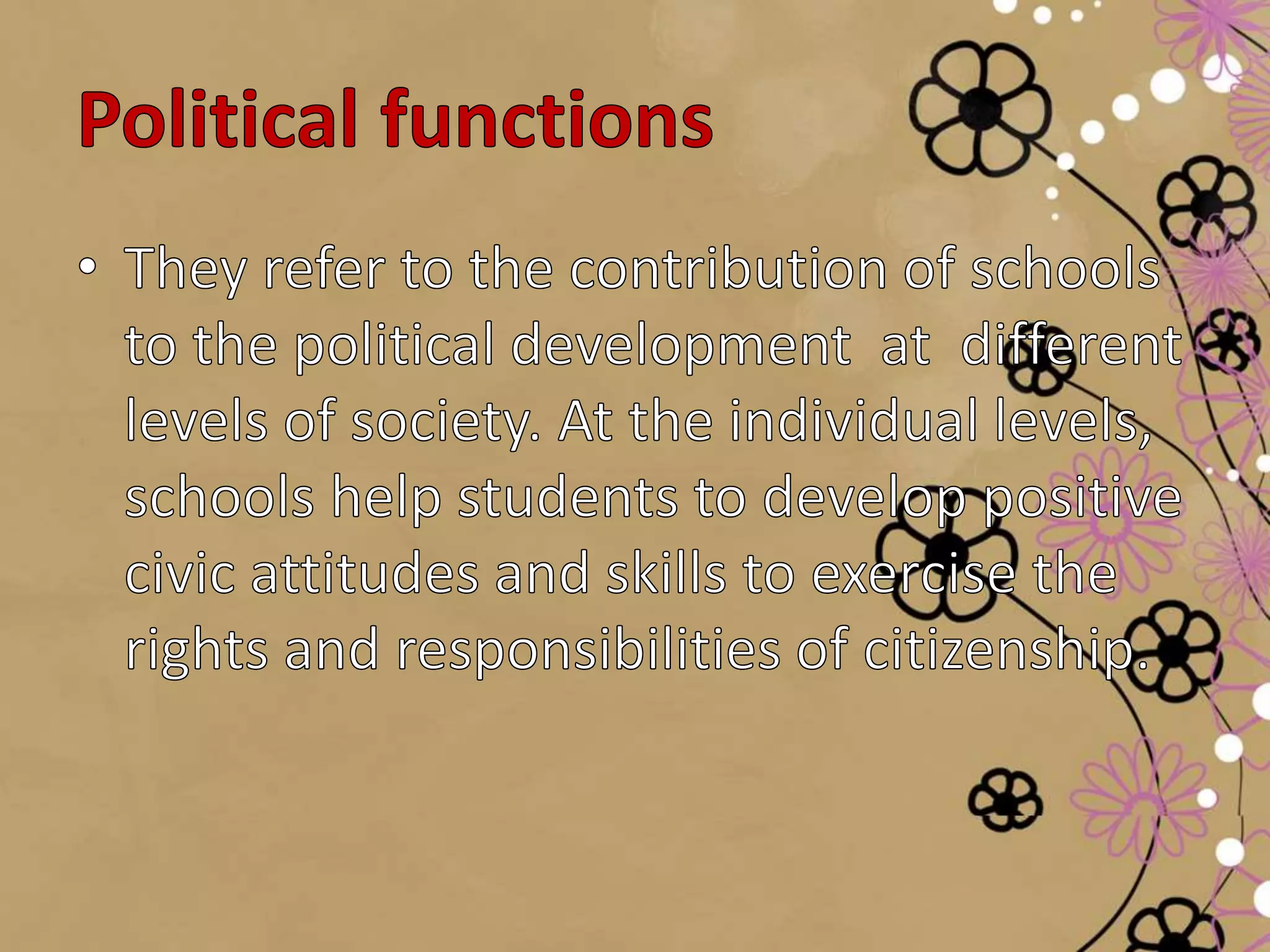 Function of Education in the Society | PPTX