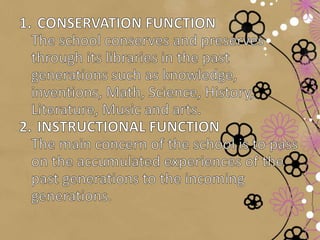 Function of Education in the Society | PPTX