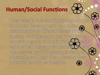 Function of Education in the Society | PPTX