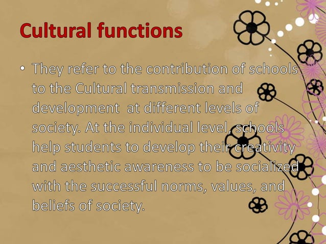 Function of Education in the Society | PPTX