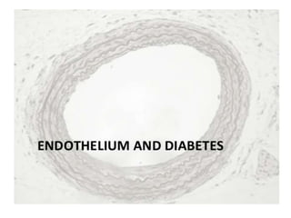 Function of endothelium in health and disease | PPTX
